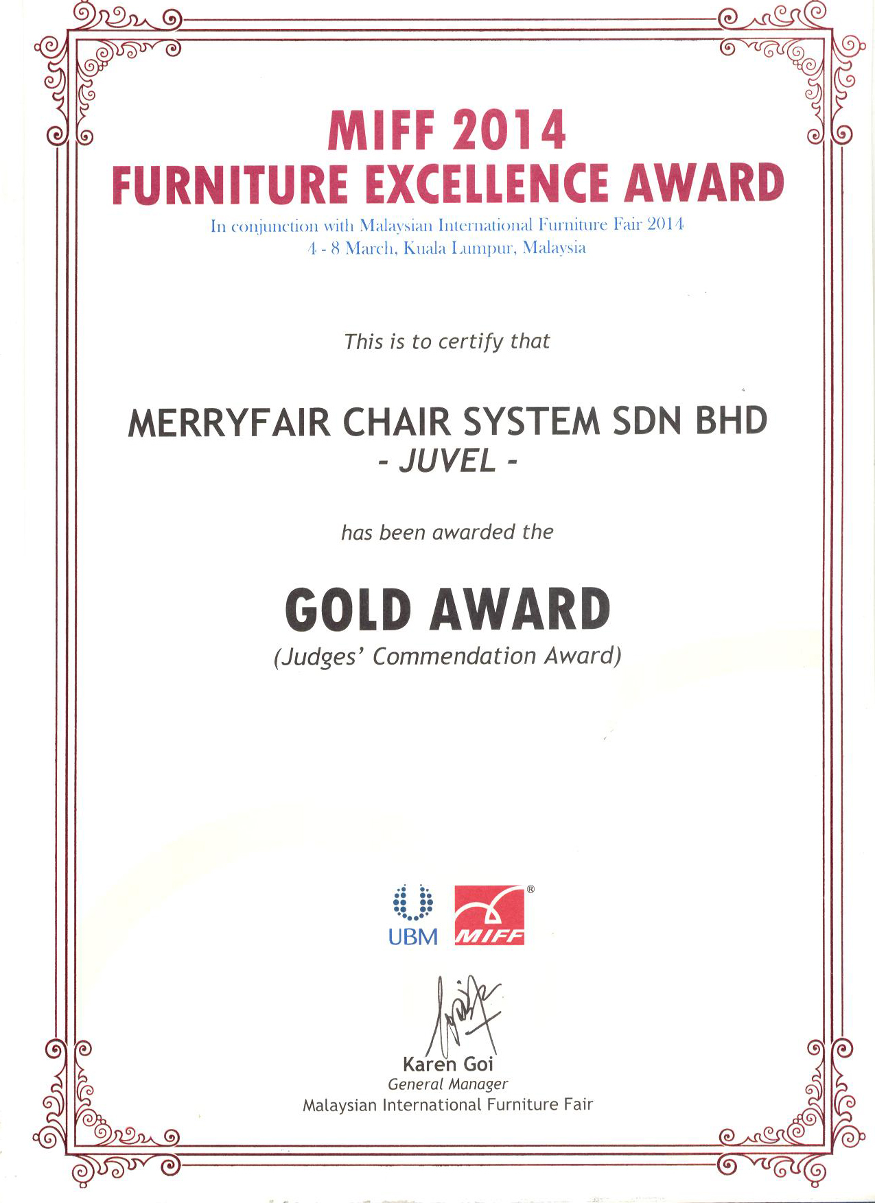 Products - MERRYFAIR